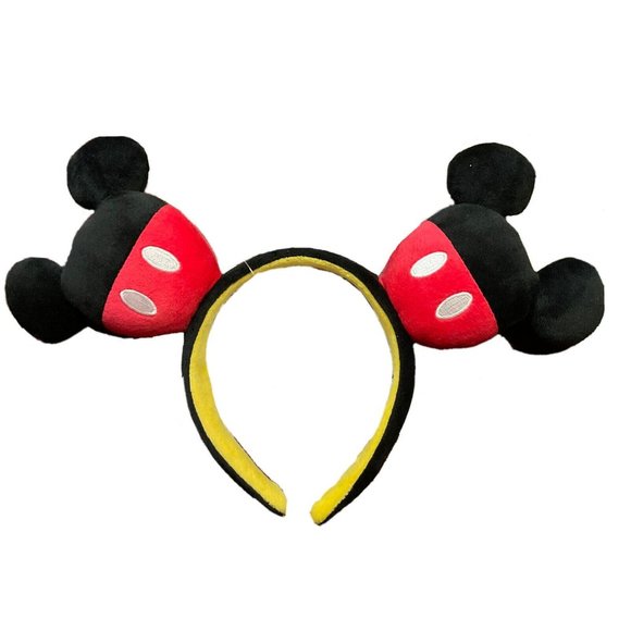 Disney | Accessories | Disney Parks Minnie Ears Mickey Mouse Head Pants ...